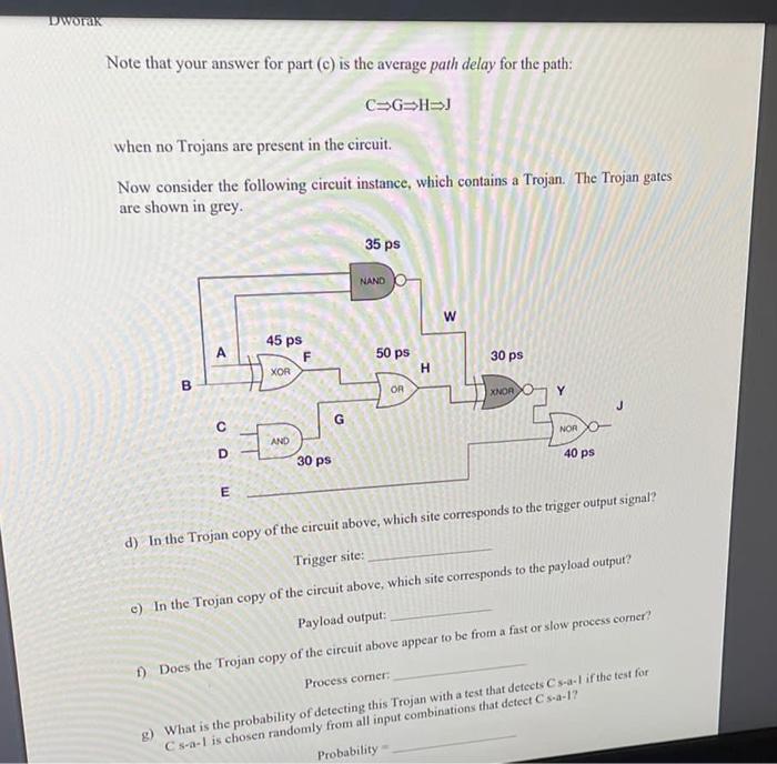 Solved Consider the following circuit: a) Consider the fault | Chegg.com