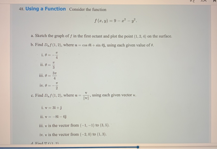 Solved a) find the gradient of the function at P b) find a | Chegg.com
