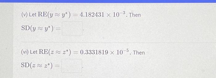 Solved (Approximations: Significant Digits). For each of the | Chegg.com