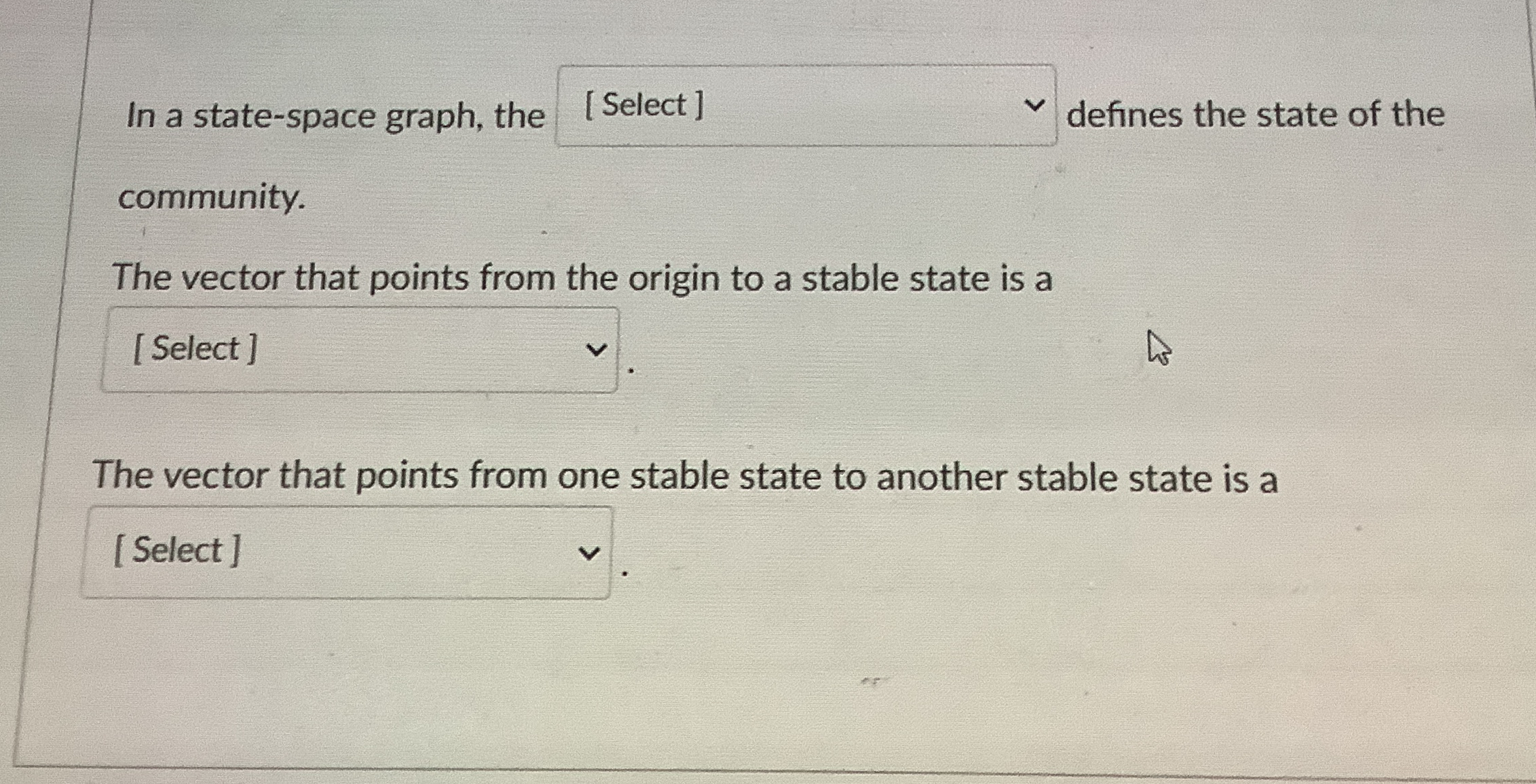 Solved In a state-space graph, the defines the state of the | Chegg.com
