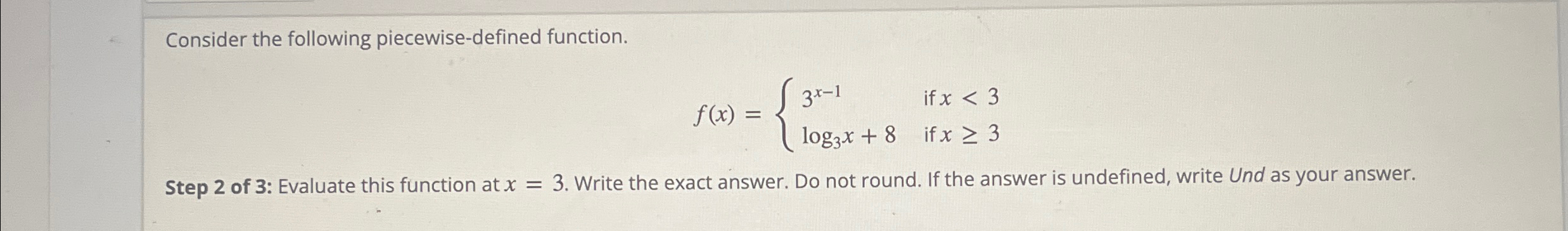 Solved Consider the following piecewise-defined | Chegg.com