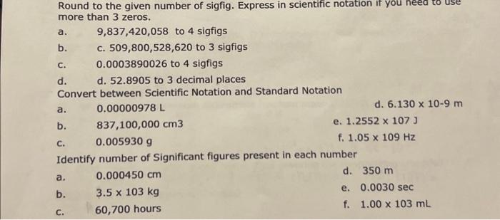 Solved Round to the given number of sigfig. Express in | Chegg.com