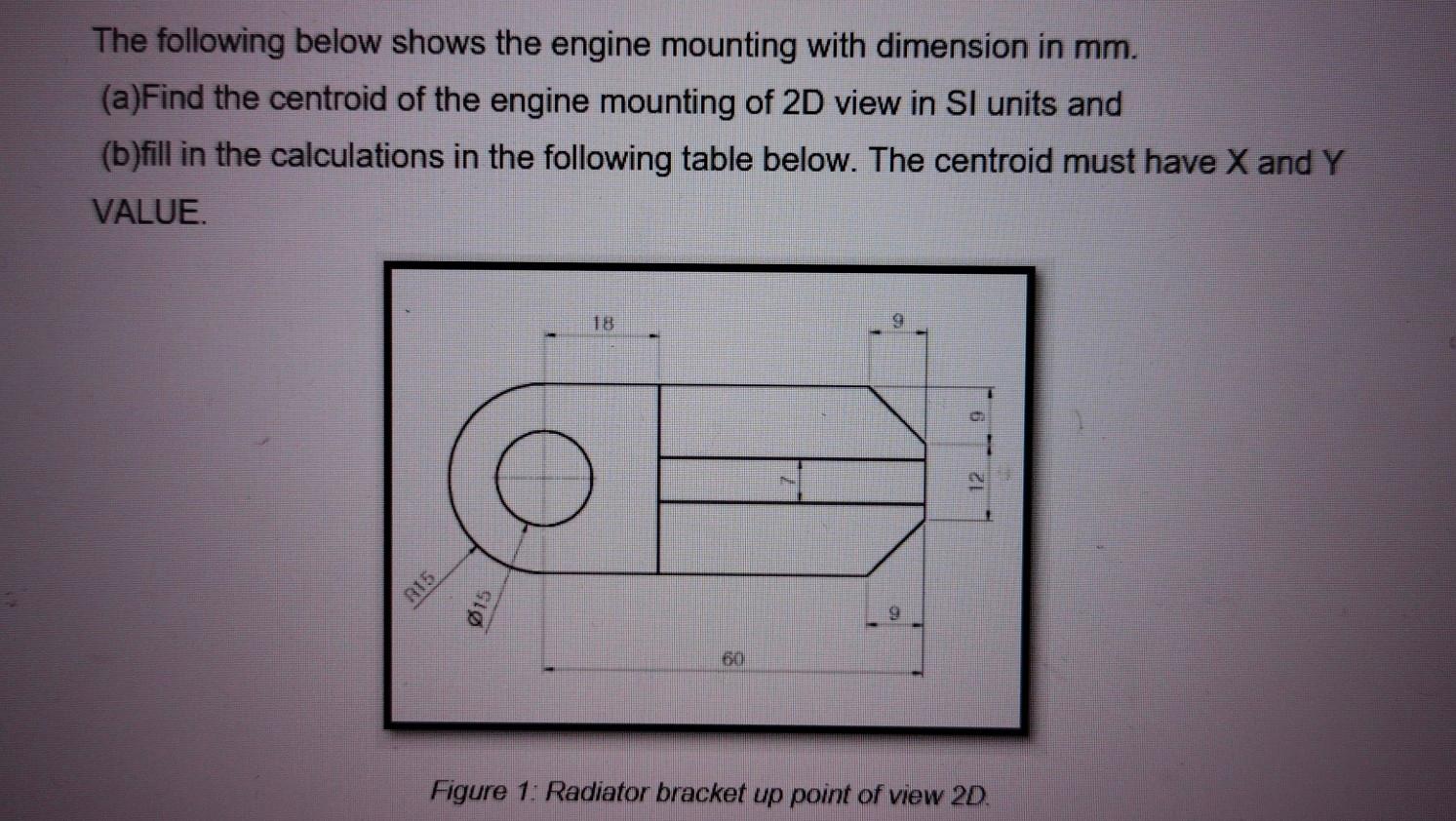 Solved The following below shows the engine mounting with | Chegg.com