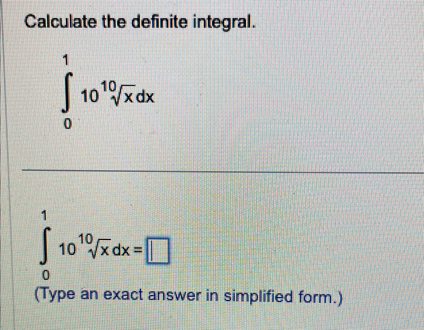 Solved Calculate The Definite 4833
