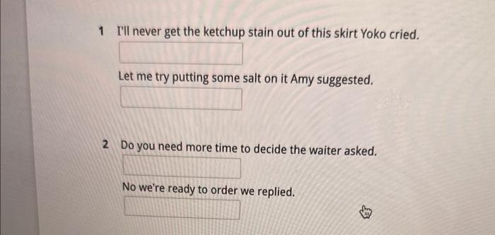 The words and phrases in blue below are used in the | Chegg.com