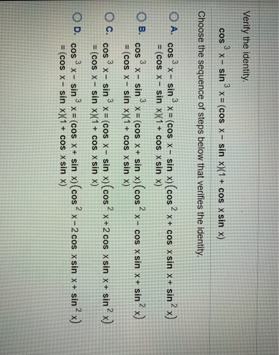 Solved This Question: 1 pt Multiply and simplify. sin x cos | Chegg.com