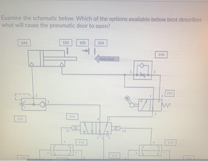 Solved Does the one-way flow control valve 1V4 in the | Chegg.com