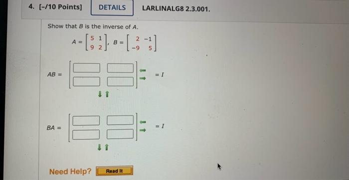 Solved Find, if possible, A+B,A−B,2A,2A−B, and B+21A. (If | Chegg.com