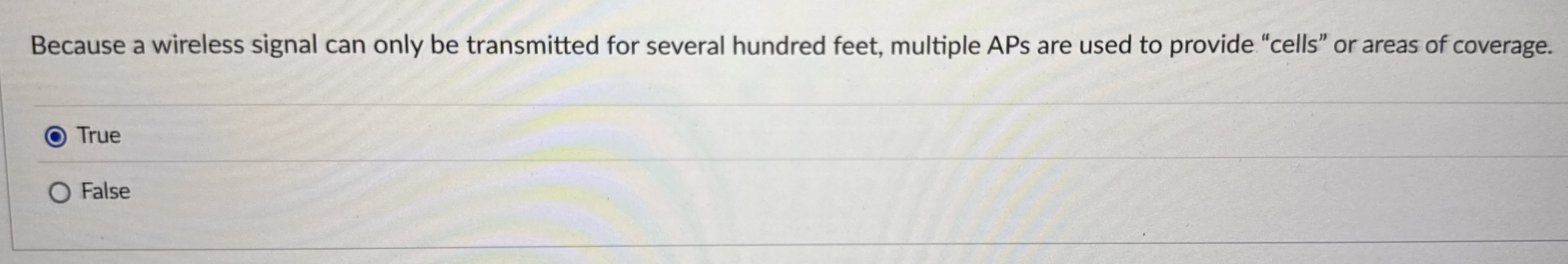 Solved Because a wireless signal can only be transmitted for | Chegg.com