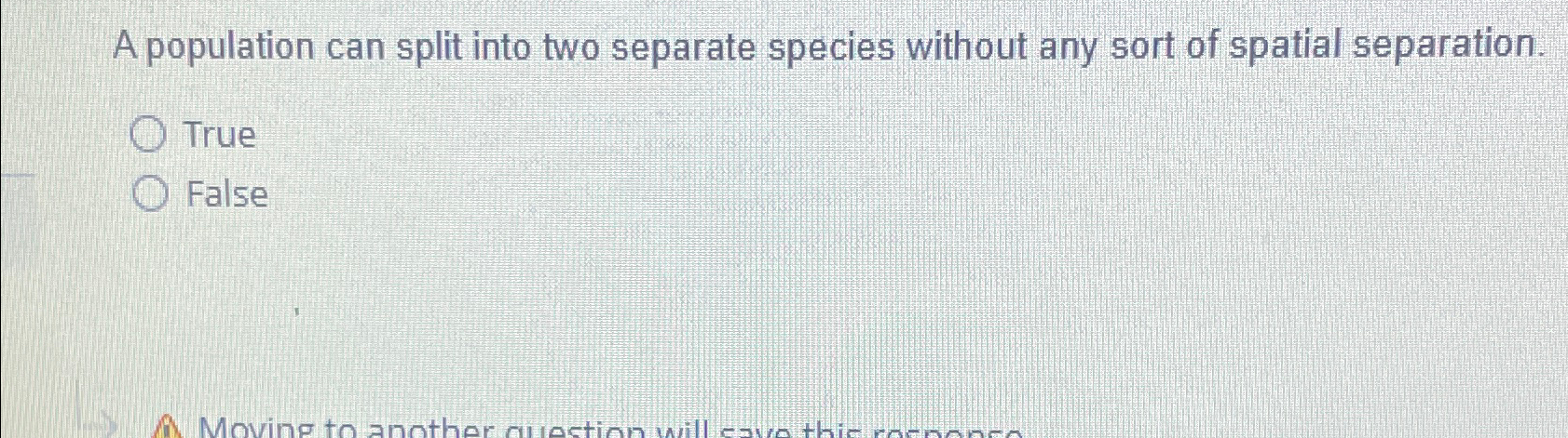 Solved A Population Can Split Into Two Separate Species 6809