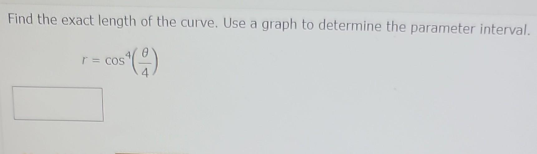 Solved Find the exact length of the polar curve. | Chegg.com Solved Find the exact length of the polar curve. | Chegg.com