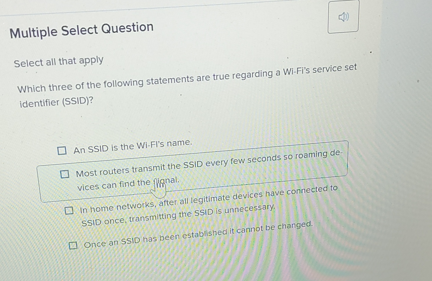 Solved Multiple Select QuestionSelect all that applyWhich | Chegg.com