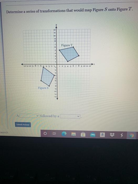 Solved Determine a series of transformations that would map | Chegg.com