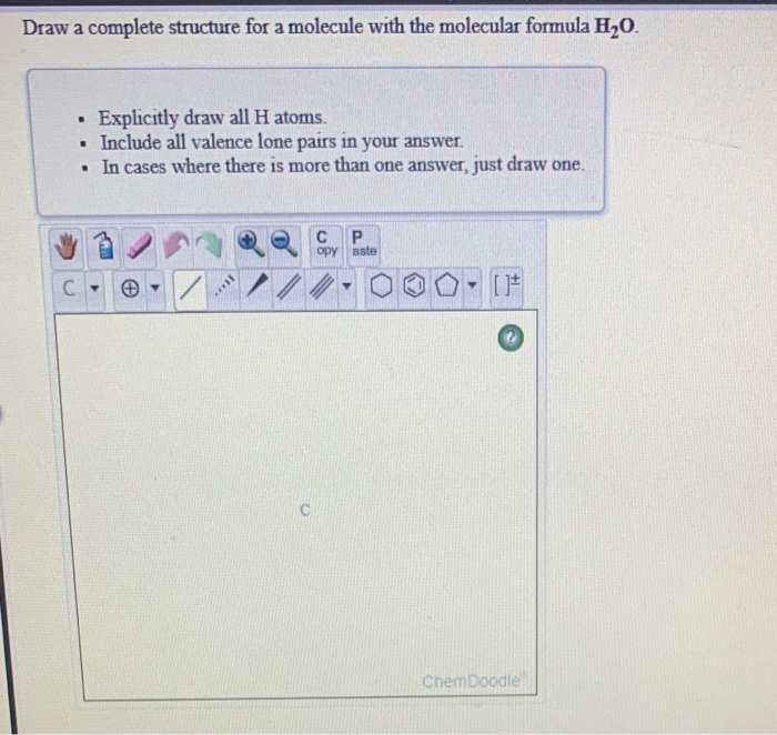 Solved Draw a complete structure for a molecule with the | Chegg.com