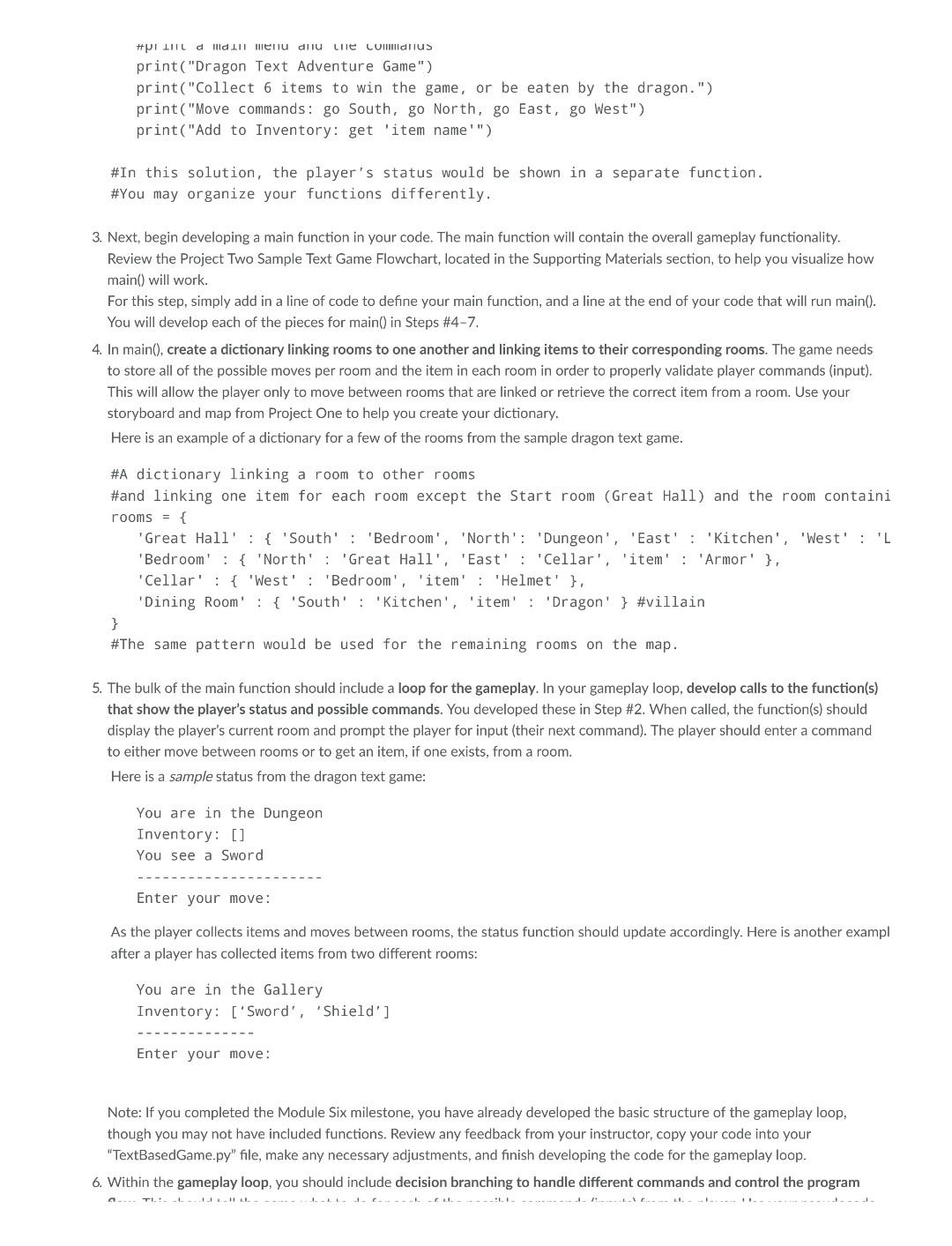 Solved > Project Two Guidelines and Rubric Competencies In | Chegg.com