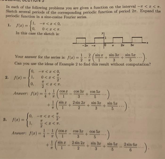 Solved In each of the following problems you are given a | Chegg.com