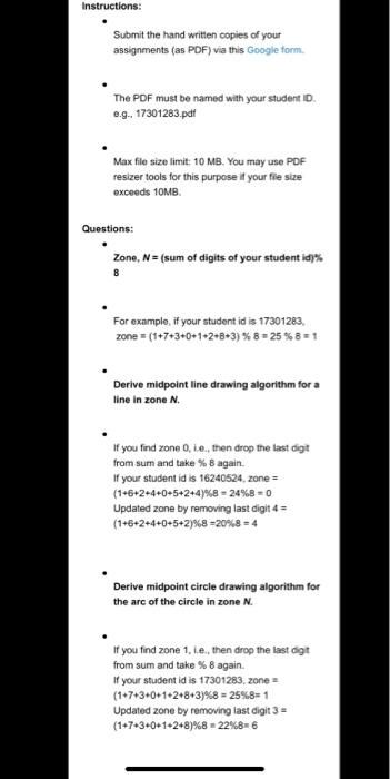 Solved Derive midpoint line drawing algorithm for a line in | Chegg.com Solved Derive midpoint line drawing algorithm for a line in | Chegg.com