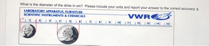 Solved What is the diameter of the dime in cm? Please | Chegg.com