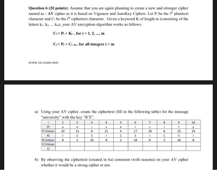 Solved Question 6 (20 points): Assume that you are again | Chegg.com
