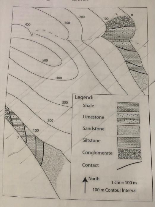 Solved complete the following: a. Draw in 100-meter | Chegg.com