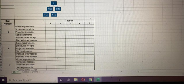 Solved Given the following product tree,explode,offset and | Chegg.com