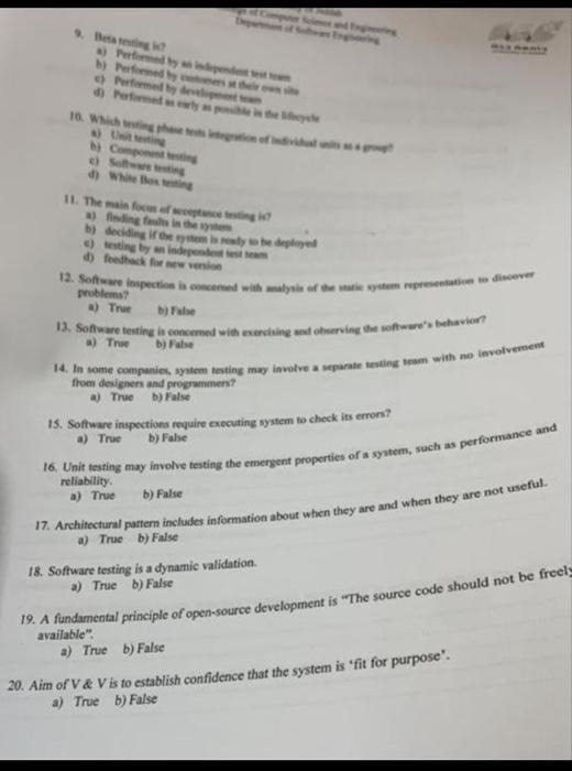 Solved 2. Te Codes by Validation d) Die Aside This is alle | Chegg.com