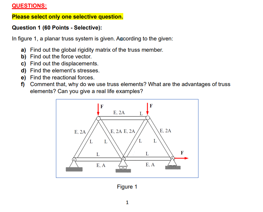 Solved It needs to be solved by the finite element method | Chegg.com