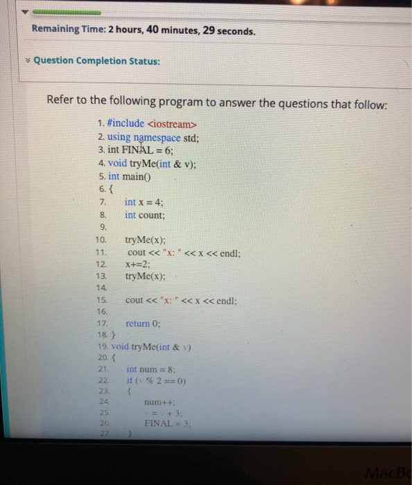 Solved Remaining Time: 2 hours, 40 minutes, 29 seconds. | Chegg.com Solved Remaining Time: 2 hours, 40 minutes, 29 seconds. | Chegg.com