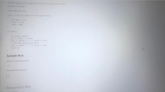 Solved Sample Run: Dette Requested files Sample Run: Gegut | Chegg.com