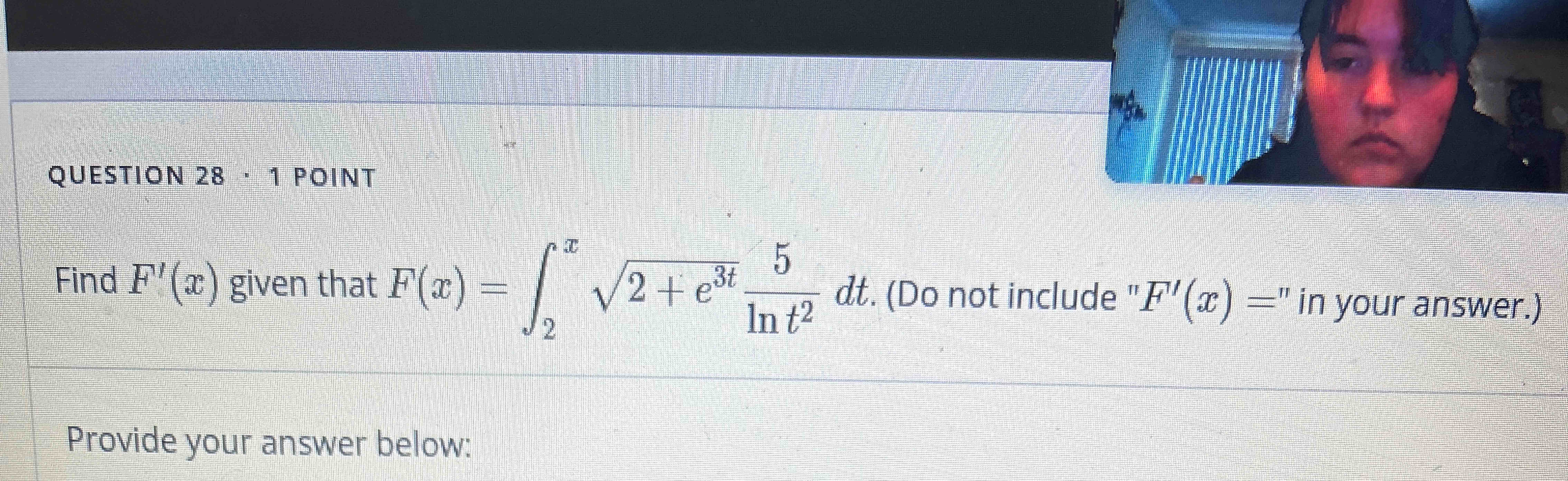 Solved QUESTION 28 * 1 ﻿POINTFind F'(x) ﻿given that | Chegg.com