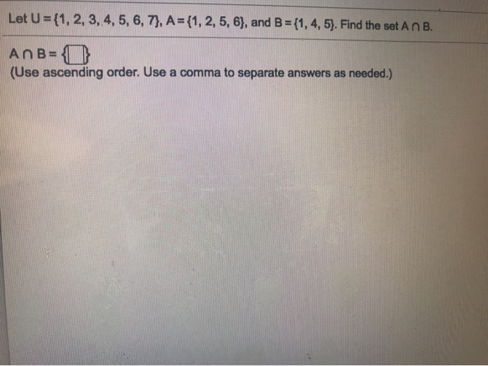 Solved Use a Venn diagram to shade the set (AUB)UC. Choose | Chegg.com