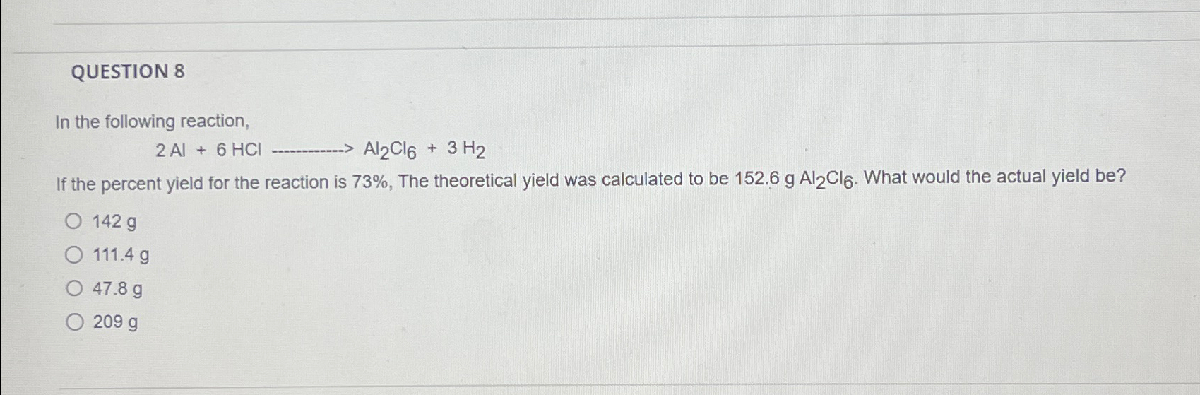Solved QUESTION 8In the following | Chegg.com