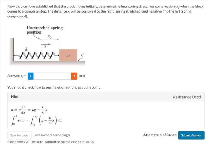 A block of mass m rests on a rough horizontal surface | Chegg.com