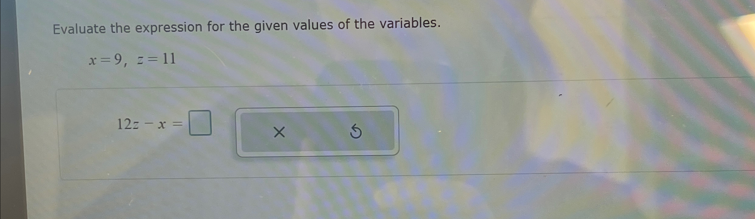 Solved Evaluate the expression for the given values of the | Chegg.com