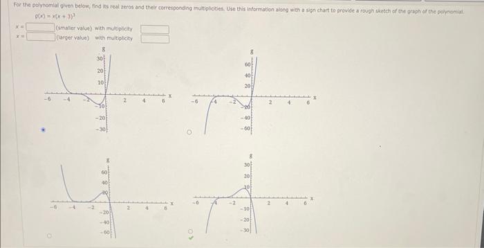 Solved For the polynomial given below, find its real zeros | Chegg.com