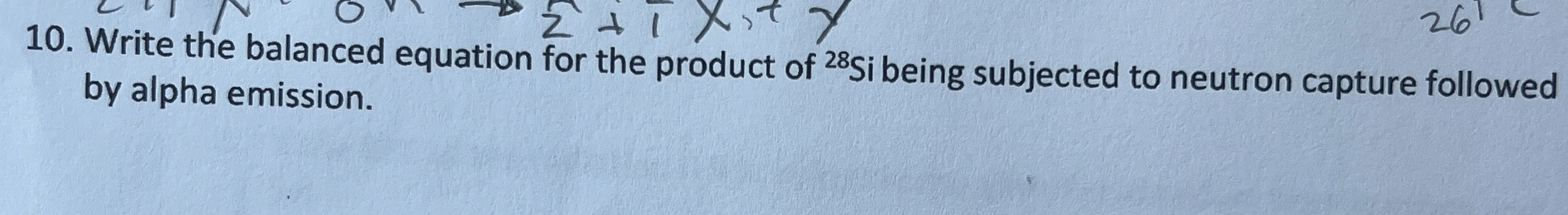 Solved Write the balanced equation for the product of ?28 | Chegg.com