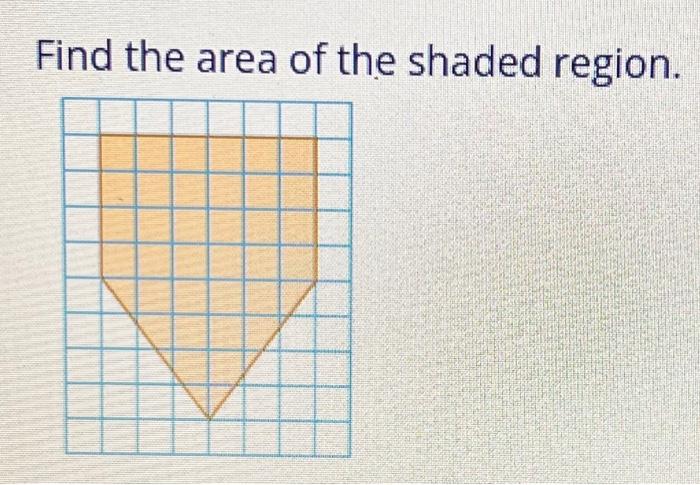 Solved Find the area of the shaded region. | Chegg.com