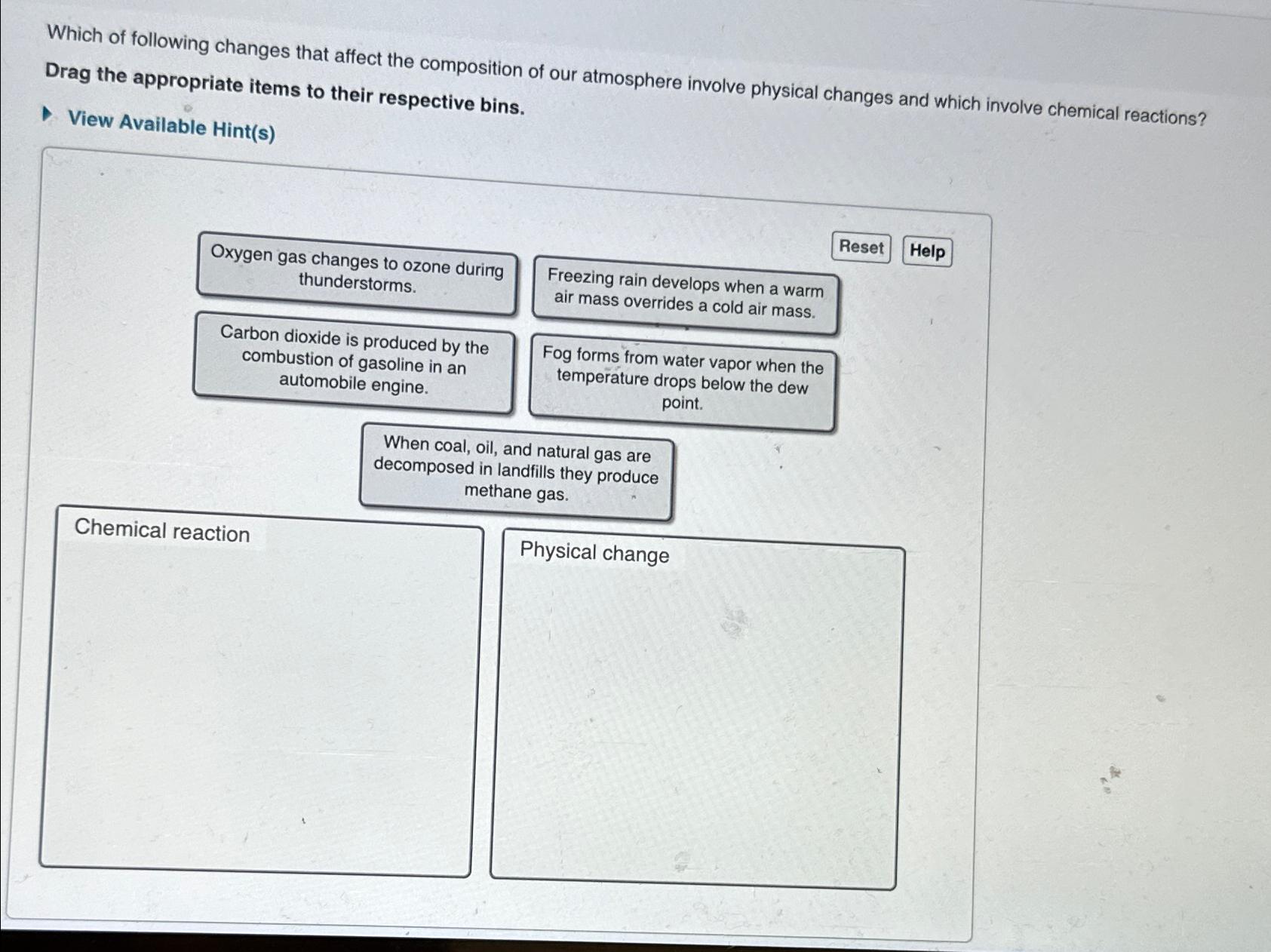 Solved Which of following changes that affect the | Chegg.com