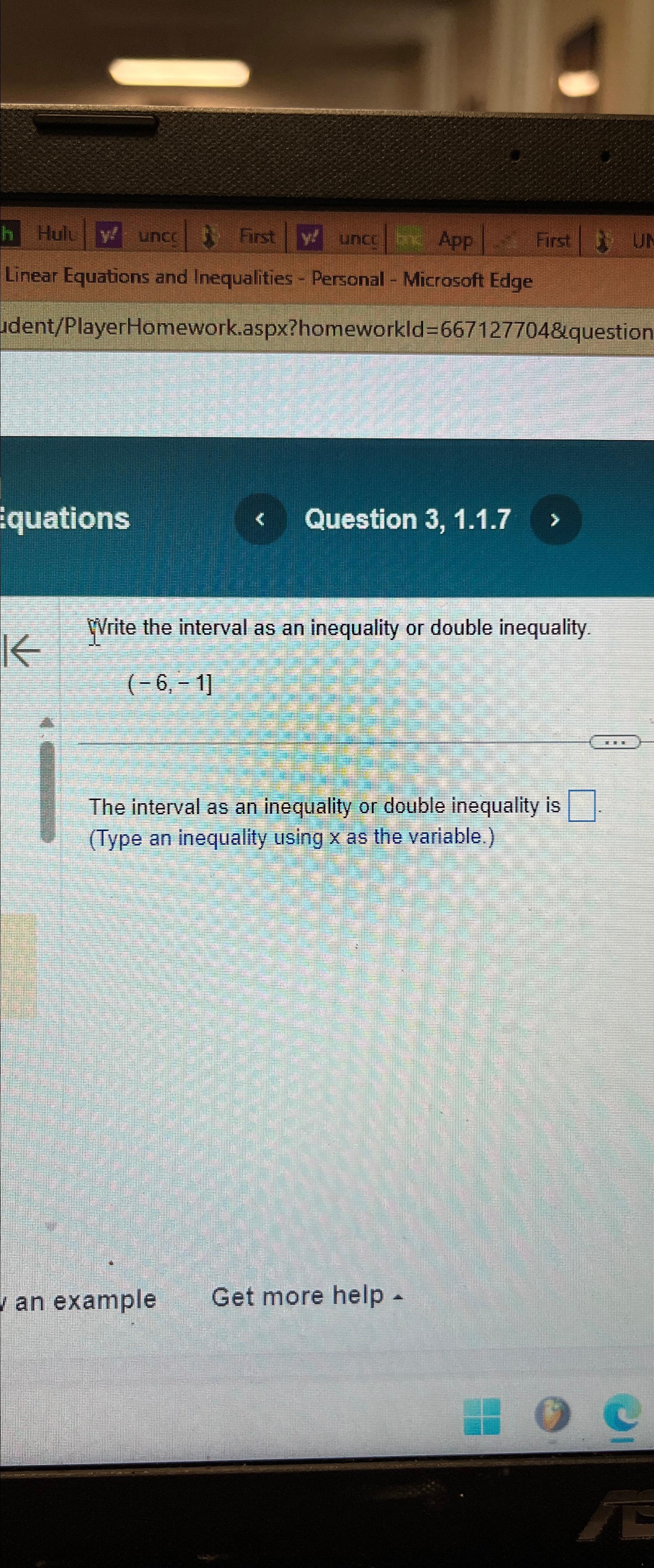 Solved Linear Equations and Inequalities - ﻿Personal - | Chegg.com