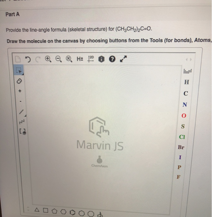 Solved Part A Provide the line-angle formula (skeletal | Chegg.com