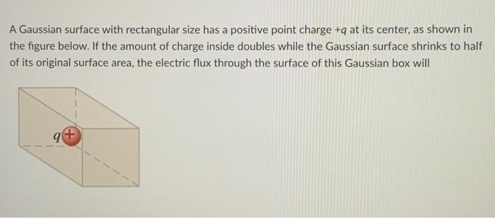Solved A Gaussian surface with rectangular size has a | Chegg.com