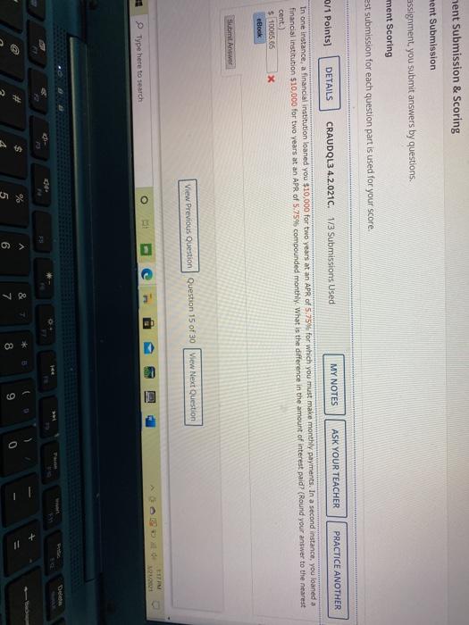 Solved hent Submission & Scoring sent Submission assignment, | Chegg.com