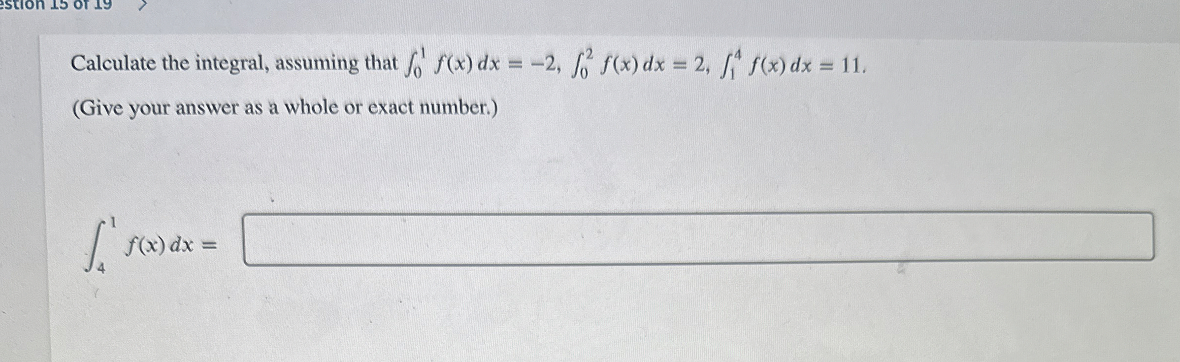 Solved Calculate the integral, assuming that | Chegg.com