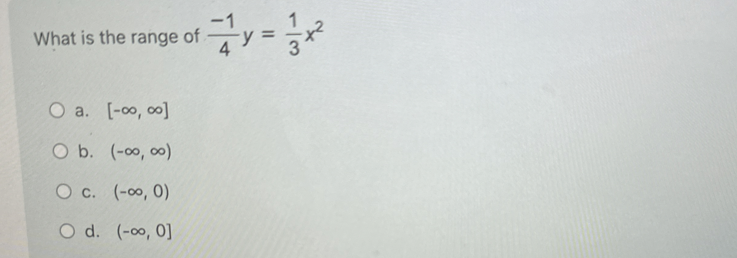 Solved What is the range of | Chegg.com