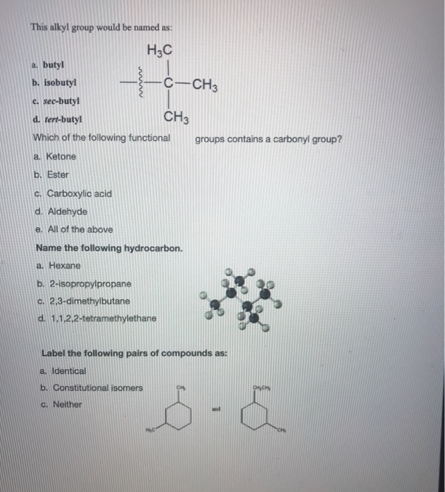 Isobutyl Functional Group