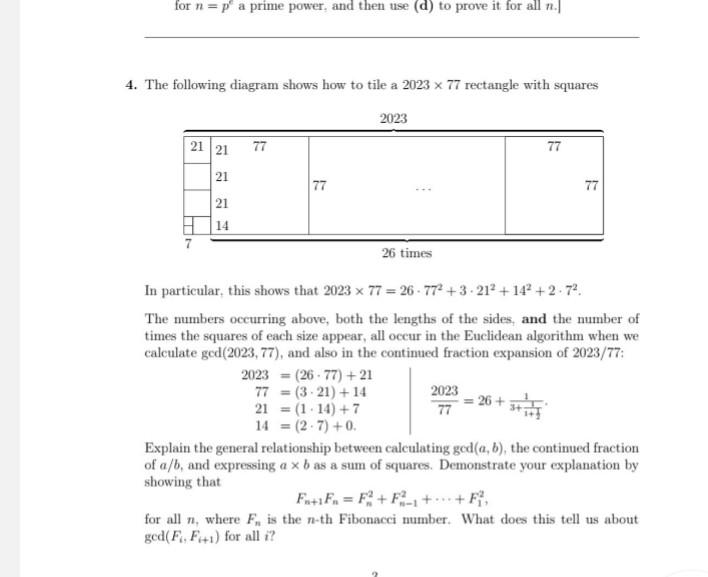 Solved for n=pc a prime power, and then use (d) to prove it | Chegg.com