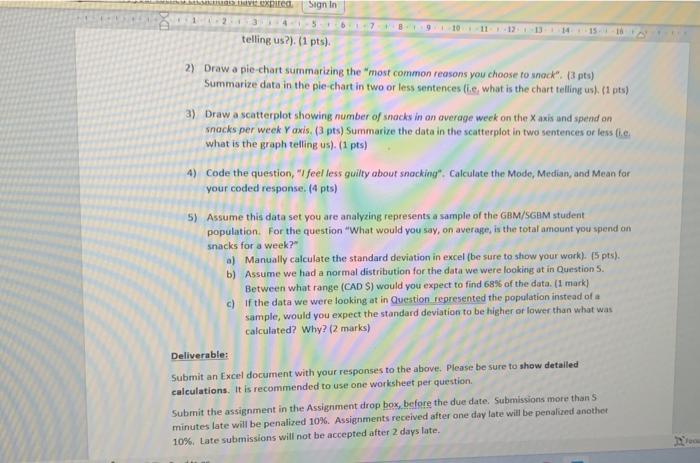 Solved 2) Draw o pie-chart summarizing the "most common | Chegg.com
