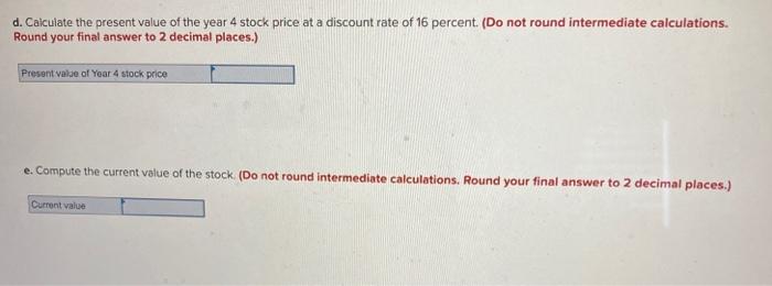 Solved Problem 10-35 Common stock value based on PV | Chegg.com