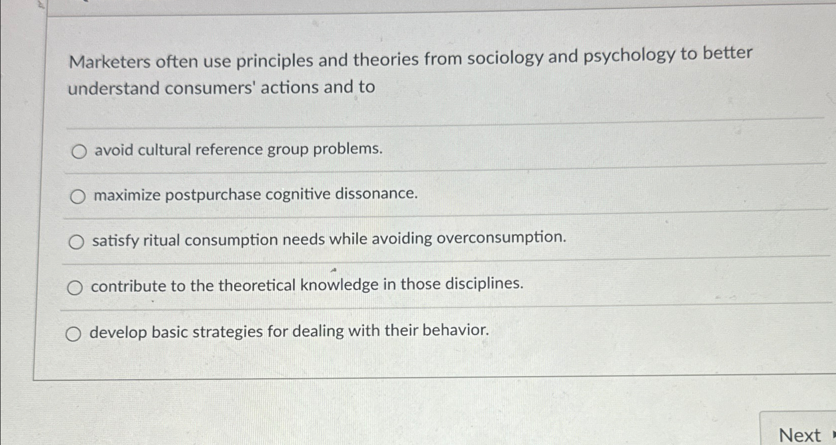Solved Marketers often use principles and theories from | Chegg.com