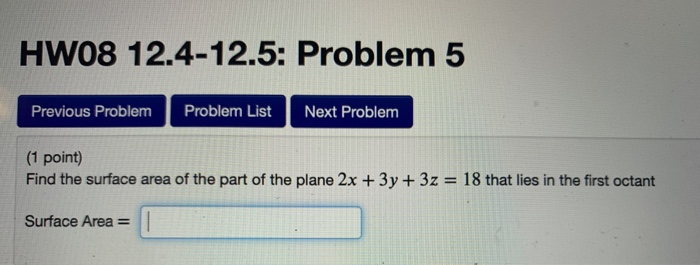 Solved HW08 12.4-12.5: Problem 5 Previous Problem Problem | Chegg.com